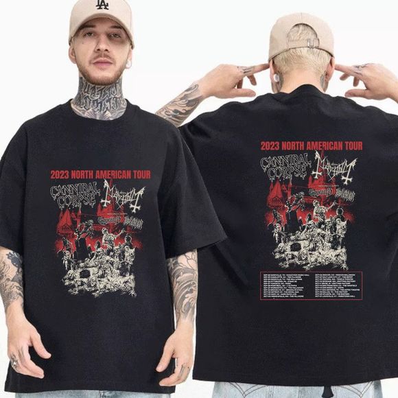 Tops | Cannibal Corpse 223 For Fan Cannibal Corpse 2 Sided Shirt | Poshmark